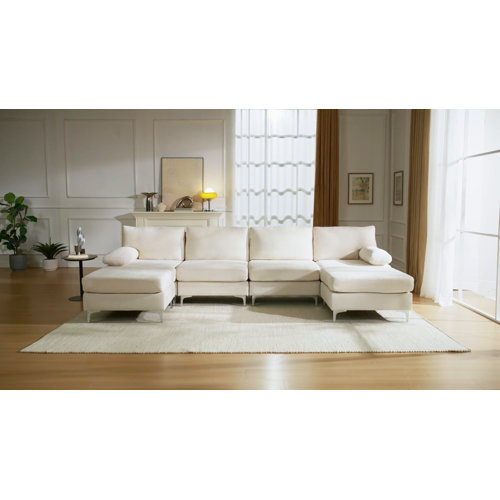 Ivy Bronx 123.62 Oversized Upholstered 6 Seater Modular Sectional Sofa Wayfair